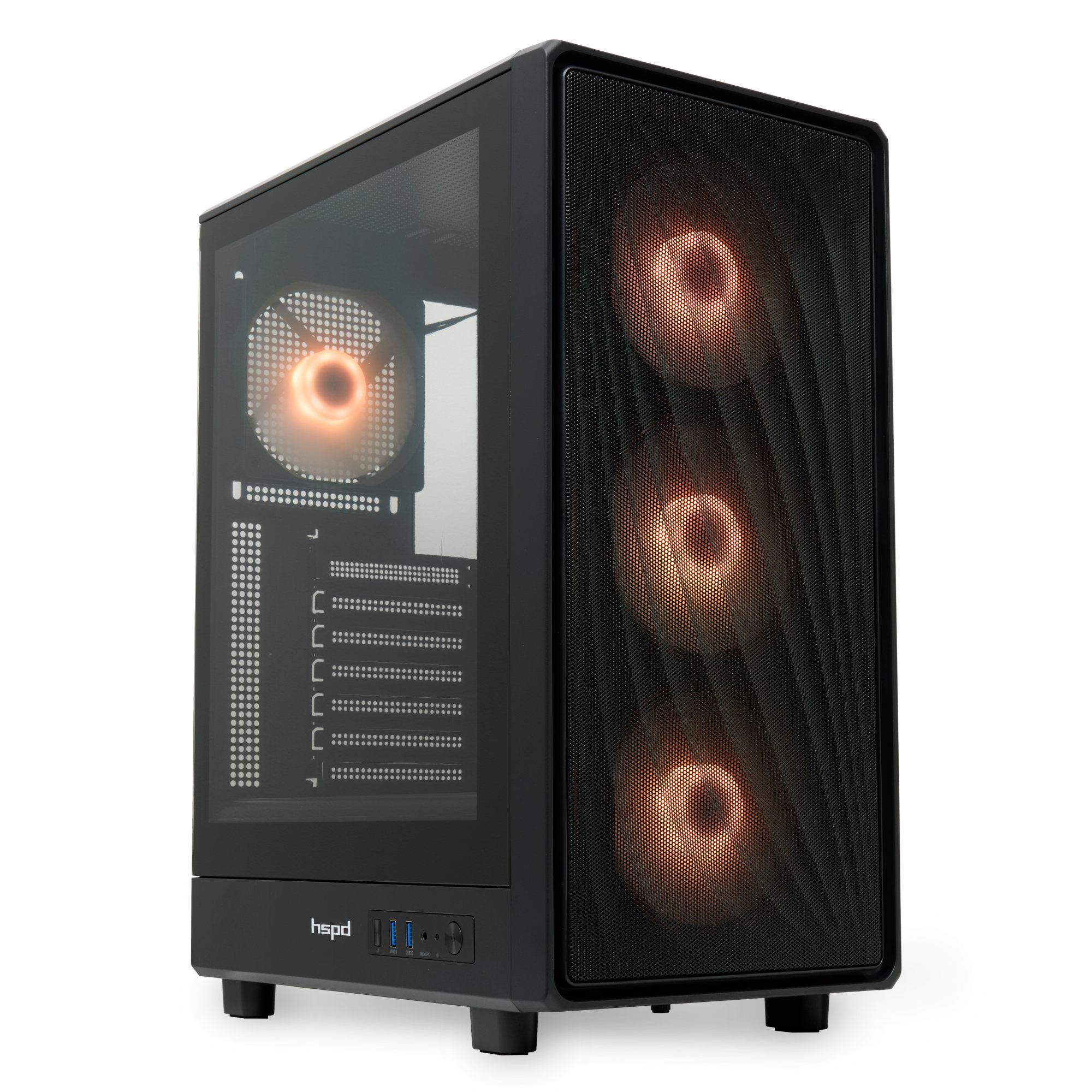 Корпус для ПК HSPD M510, M510-TGBK-ARGB купить в Москве