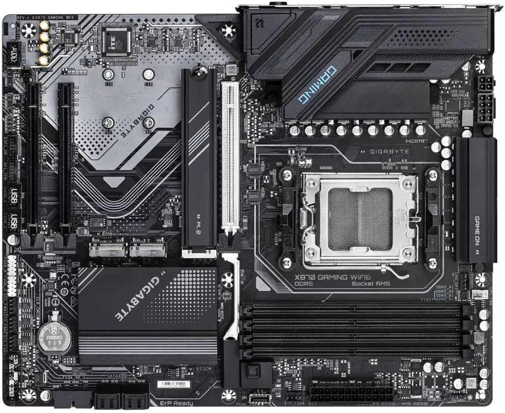 Материнская плата Gigabyte AMD X870 AM5 ATX, X870 GAMING WF6 купить в ...